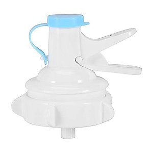 Fishlor Water Bottle Dispenser, Manual Operated 5 Gallon Bottle Jug Pump Drinking Water Spout Dispenser with Dustproof Cap, Water Bottle Pump