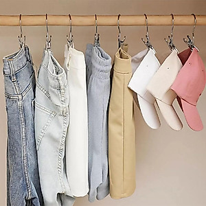 QUOKJHGP 30PCS Anti-Rust Clip Hooks: Space-Saving Laundry Storage Solution Hanging Hook Clips Towel Clips Laundry Hooks Hanging Clips with Clips for Home and Travel
