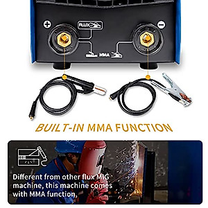HERZO 140 A MIG Welder.Flux Core Welder 110/220 V Flux MIG/MMA/LIFT TIG 3 in 1 Welding Machine IGBT Inverter Welding Machine