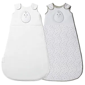 Nested Bean Zen Sack® 2-Pack | Infant Sleep Sacks | Baby 0-6M | TOG 0.5 (Classic) & 2.5 (Winter) | 100% Cotton | Eases Transition After Swaddle | Aids Self-Regulation | 2-Way Zipper | Machine Washable