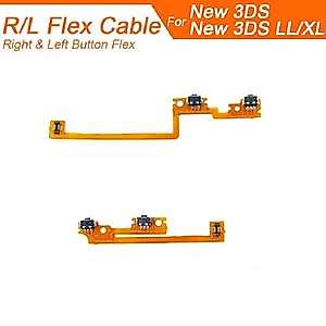 WANGBANG Gamepad Console L R ZR ZL Button Ribbon Flex Cable for Nintendo New 3DS XL/LL Console