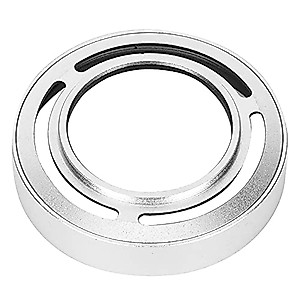 Hood,52Mm Silver Lens Hood,Fuji X10 Lens Hoodlhx10 Beautiful Appearance Hollow Metal Compact Detachable Camera Lens Hood for Fuji X10/X20/X30(Argent) (Sliver)