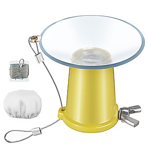 Dreyoo Light Bulb Changer for High Ceilings and Recessed Lights, Suction Cup Light Bulb Changer Compatible with DocaPole and Other Standard Threaded Extension Pole (Pole Not Included) (1 Pack)