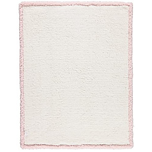 Graco Ultra-Soft and Luxurious Baby Blanket | 30x40 inch | Double Sided Sherpa with Sherpa Backing