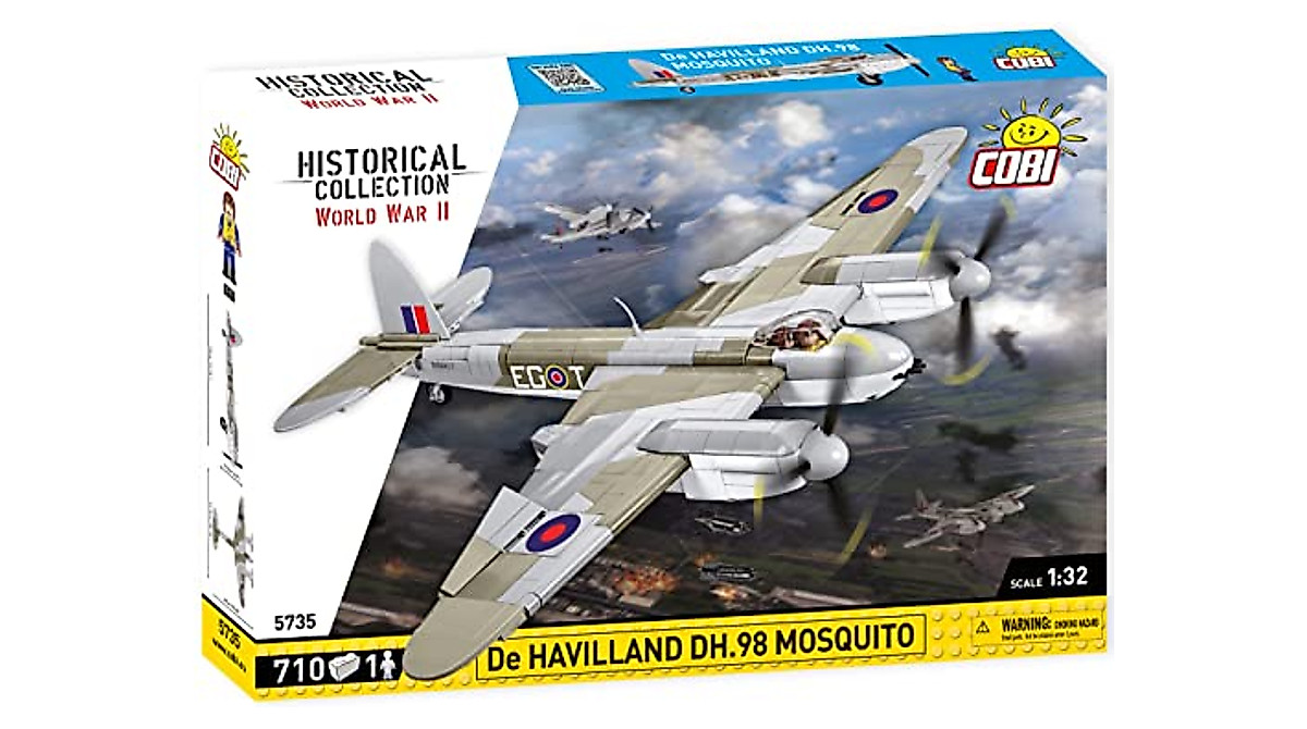 Build WWII Mosquito Plane Model - COBI Historical Collection