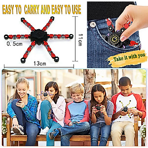 18PC Funny Sensory Fidget Toy Hand Fidget Spinners Toys Stress Relief Gyro Toy Fingertip Gyro Toy Fidget Robot Spinner Fingertip Gyro Spinner Chain Robot Toy Stress Relief Spinner Toys for Kids Adults