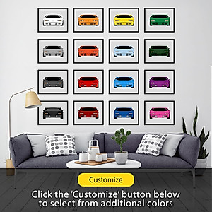 Custom Car Posters Audi S5 Sportback (2012-2016) Print Wall Art Decor Handmade - 8x10" Satin Print (Unframed)