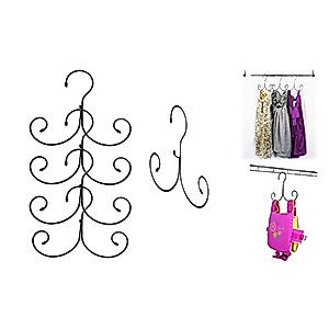 Life Jacket Hanger, Storage- Life Preserver, Life Vest Hanger & Storage, Life Jacket Dryer, Drying Rack, Drying Hangers; Boating Hanger & Storage (Black Set of 10)