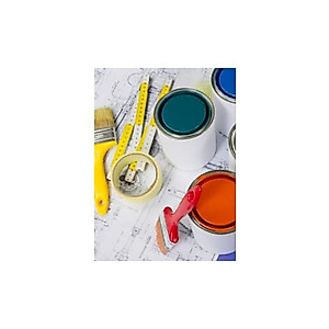 BLYSK Empty Metal Quart Paint Cans with Lids Paint Storage Containers Unlined Multipurpose for Art, Crafts DIY Free Can Open, Marker & Labels (4 White)