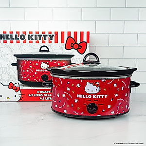 Uncanny Brands Hello Kitty 5-Quart Slow Cooker - Cook With Your Favorite Kitty