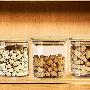 32 Oz Glass Jars With Lids 3 Pcs 32oz Glass Container Glass Food Storage Jars Food Storage Jars Bamboo Lid Storage Containers Glass Storage Jars Glass Food Storage Containers With Bamboo Lids Pantry