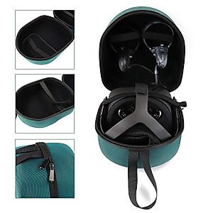 Oriolus Hard Case for Oculus Quest All-in-one VR Gaming Headset (Green)