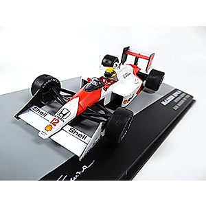 OPO 10 - Altaya 1:43 - Formula 1 - McLaren MP4 / 4# 12 Ayrton Senna Winner San Marino GP F1 1988 (689)