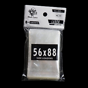 Black Lotus 100pcs/Lot Love Heart-Shape Laser Flashing Card Sleeves Trading Cards Film Magic Kpop Card Protector Holographic Foil Protective Cover (61x88mm)