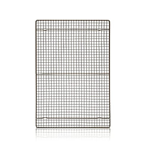 Half Sheet Cooling Rack by Ultra Cuisine - Wire Rack Baking Sheet - Oven Rack Grill - Wire Baking Rack - Sheet Pan Roasting Rack - Cooling Racks for Baking - Cooling Racks Champagne 12" x 17"