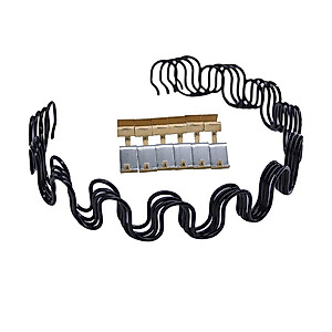 27" Sofa Upholstery Spring Replacement-(Pack of 4) with Z Clips Wire for Furniture Chair Couch Repair