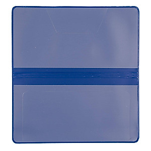 Royal Blue Vinyl Checkbook Cover, Top Tear Personal Vinyl Checkbook Cover