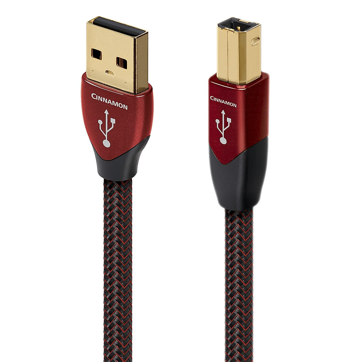 AudioQuest 1.5m Cinnamon USB A-B - USB cables (USB A, USB B, Male/Male, Gold, Black)