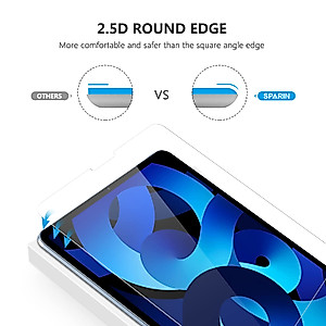 SPARIN 2 Pack Screen Protector Compatible with iPad Air 5/4 Generation 10.9 inch(2022/2020), iPad Pro 11 inch(2022/2021/2020/2018), Tempered Glass for iPad Air 5th/ Air 4th Case Compatible