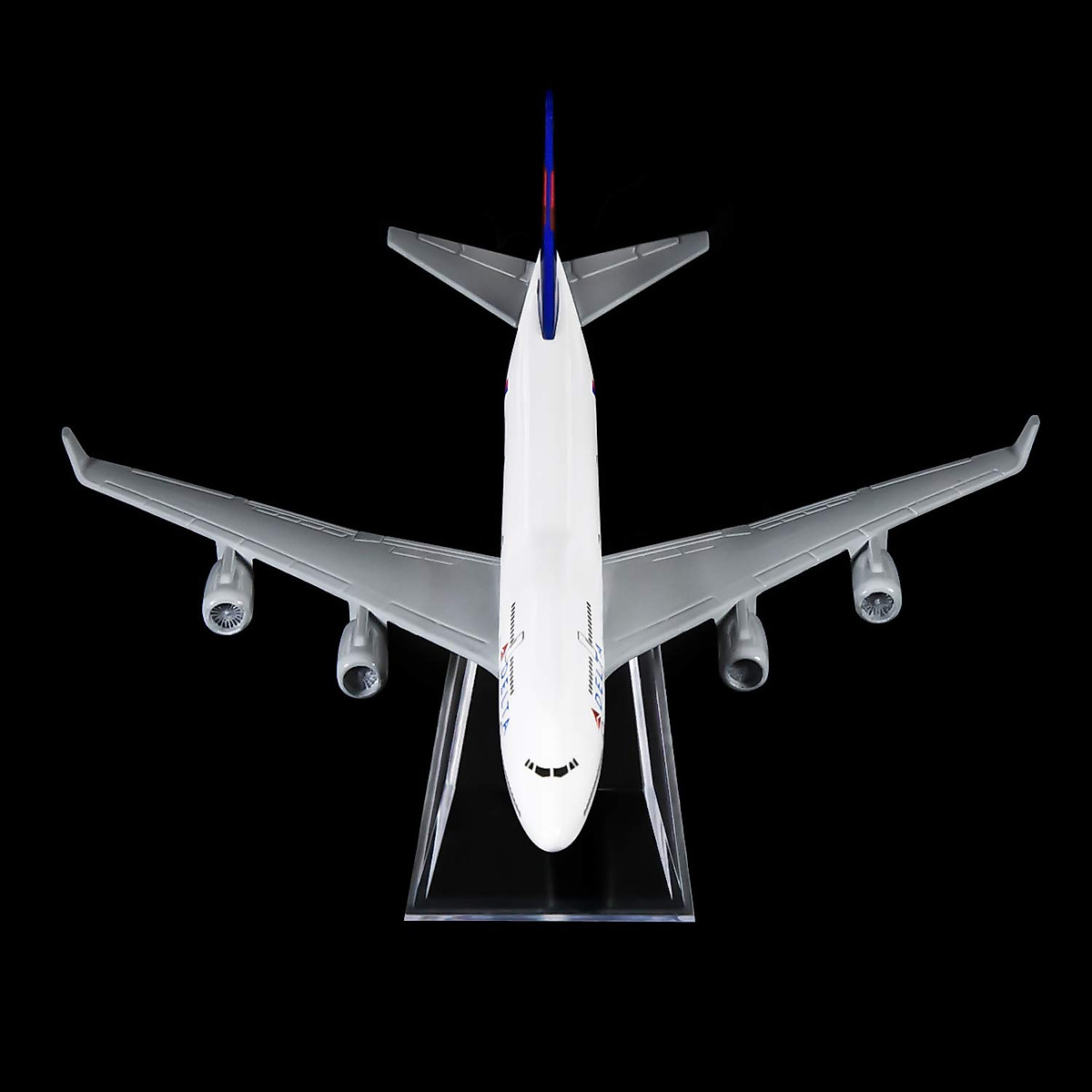 24-Hours Delta Boeing 747 Plane Model Alloy Metal Airplane Models Die-cast 1:400