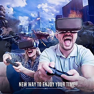 Deeptick Wireless Gamepad Controller For PS4/PC with Motion Motors and Audio Function, Mini LED Indicator, USB Cable and Anti-Slip (Red)