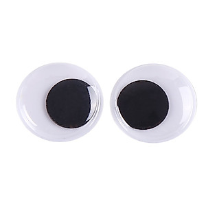 DECORA 20mm-40mm 78PC Plastic Wiggle Googly Eyes Self Adhesive for Christmas DIY Scrapbooking Crafts