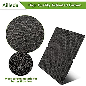 116130 Filter H Replacement for Winix 5500-2 Air Purifier and Models AM80, 2 Premium H13 True HEPA and 2 Activated Carbon Filters