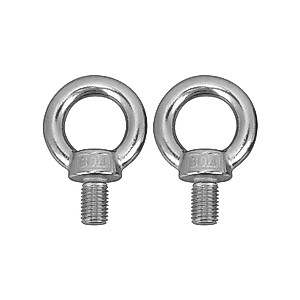 Lifting Ring Eye Bolt, 2Pcs Stainless Steel Lifting Ring Eye Bolt Heavy Duty Marine Grade Ring Screw Bolts(M16)