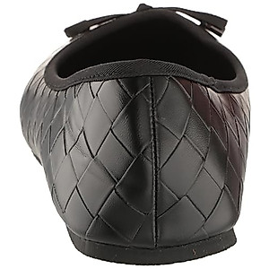 EVANS Women's Ballet Flat, Black, 5 Wide