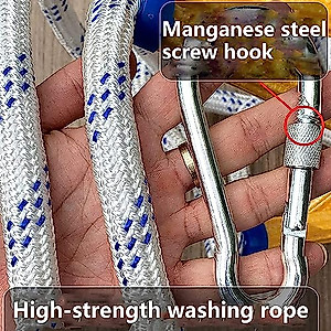 Safety Ladder,Home Emergency Escape Ladder - Portable Fire Escape Ladder,Rope Ladder/5M/16.4Ft