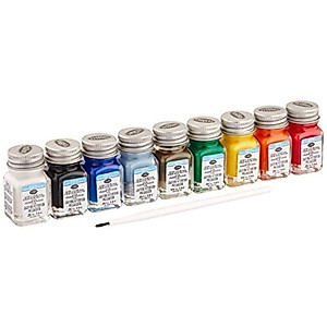 Testors Acrylic Value Finishing Paint Set - 9196T,Multicolor