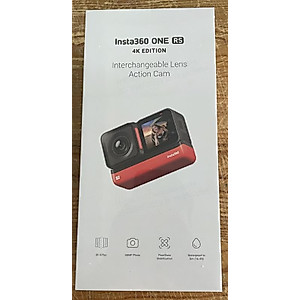Insta360 ONE RS 4K Edition – Waterproof 4K 60fps Action Camera with FlowSate Stabilization, 48MP Photo, Active HDR, AI Editing