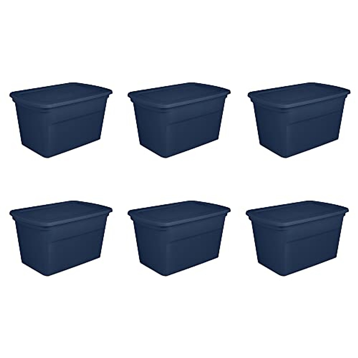 Storage Tote, Blue Morpho, 30-Gallons