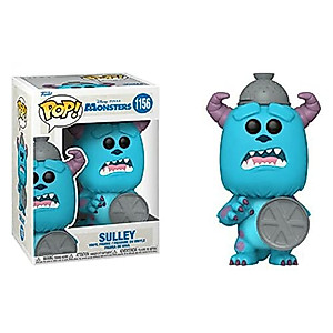 POP Disney Pixar: Monsters Inc. 20th - Sulley with Lid Funko Pop! Vinyl Figure (Bundled with Compatible Pop Box Protector Case), Multicolored, 3.75 inches