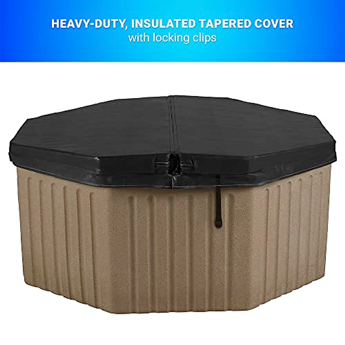 Essential Hot Tubs 11-Jet 2023 Integrity Hot Tub, Seats 4-5, Cobblestone