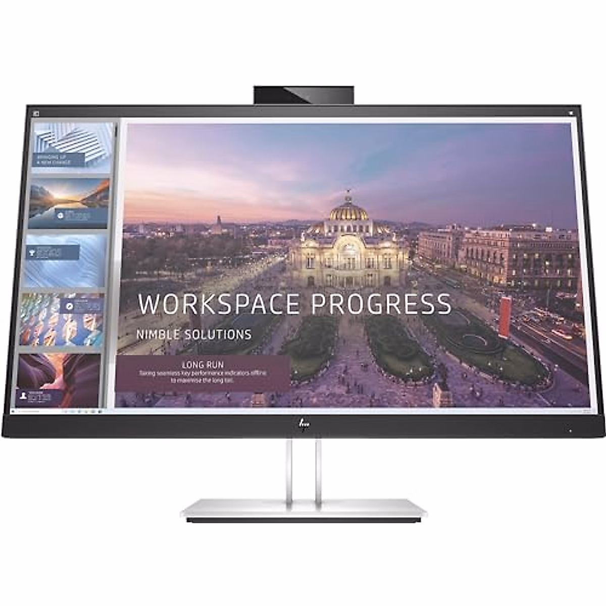 HP E24d G4 23.8" Full HD LED LCD Monitor - 16:9 - Black, Silver