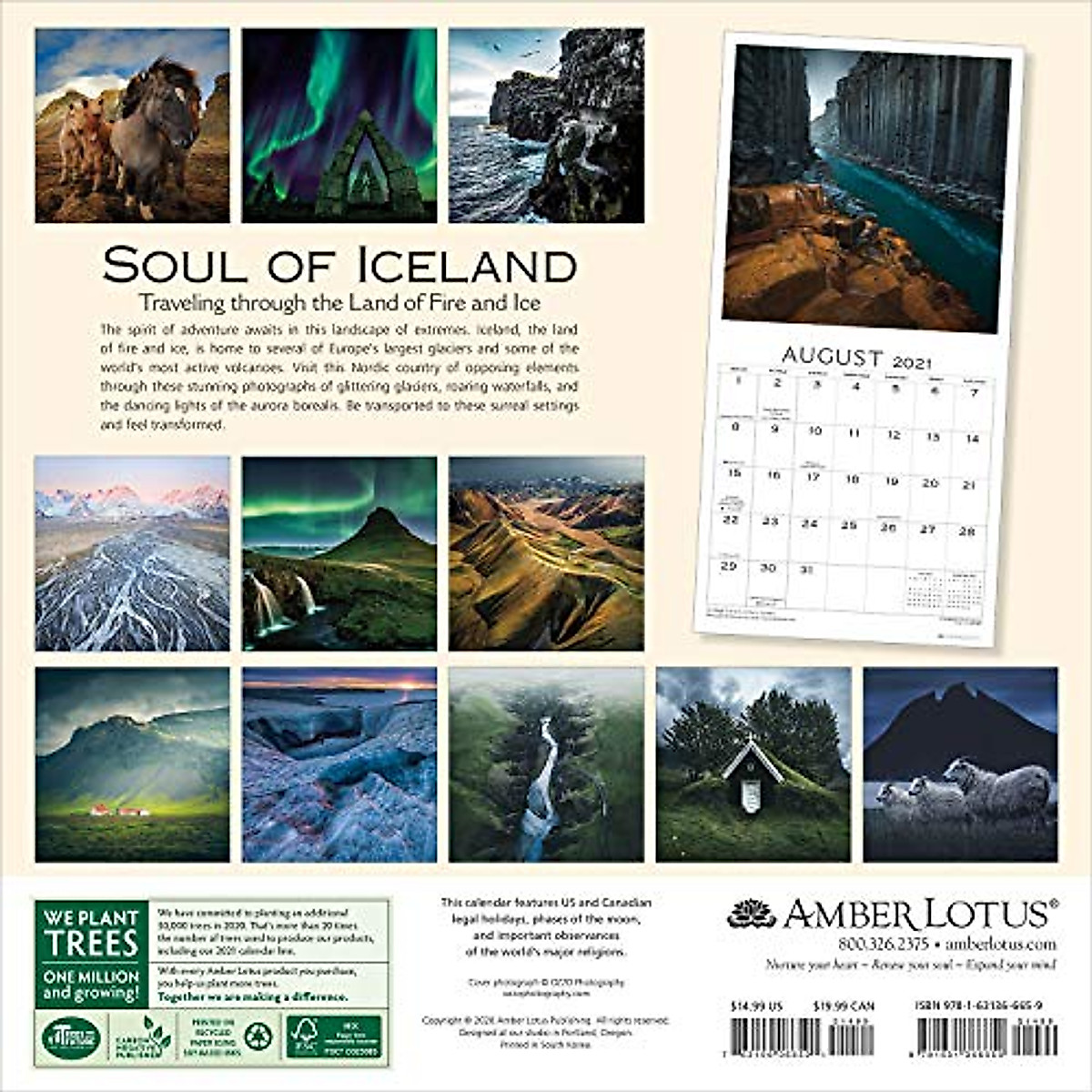 Soul of Iceland 2021 Calendar