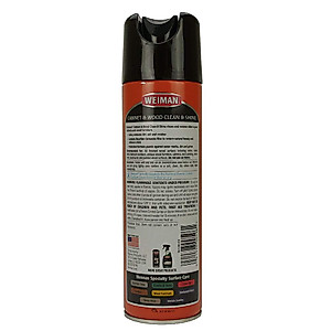 Weiman Cabinet & Furniture Polish - 17 Ounce - Aerosol Protect Clean Polish Wax Your Wood Tables Chairs Cabinets