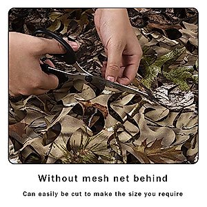 HYOUT Camo Netting Camouflage Netting Jungle Camo Net for Hunting Woodland Shooting Blinds Camping Military Party Decoration Watching Hide