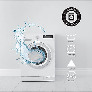 Tahari Mattress Soft Pad Quilted Elastic Fitted Mattress Protector - Mattress Cover Stretches up to 18 Inches Deep - Machine Washable Mattress Topper, White (Full)