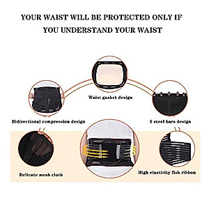 LSRRYD Stabilizing Lower Back Support Belt Lumbar Support Brace Dual Adjustable Straps for Pain Relief and Injury Prevention for Men & Women (Size : M)