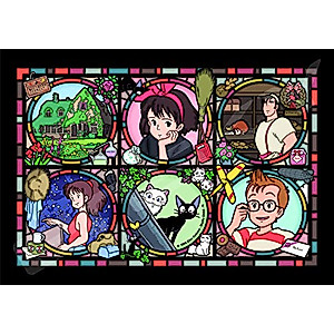 Ensky Kiki's Delivery Service Jiji Art Crystal Jigsaw Puzzle (208-AC02) - Official Studio Ghibli Merchandise