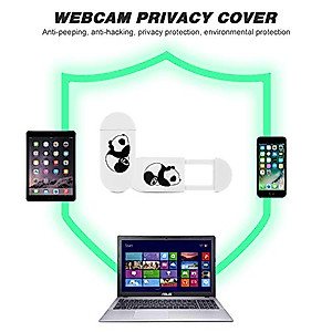 SOLUSTRE Computer Camera Computers Laptops 3PCS Plastic Webcam Privacy Cover Web Camera Cover Portable Webcam Decorative Patch for Laptop Phone Tablet (White) Computer Camera Computers Laptops