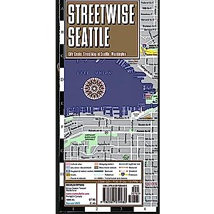 Streetwise Seattle Map: Laminated City Center Street Map of Seattle, Washington (Michelin Streetwise Maps)