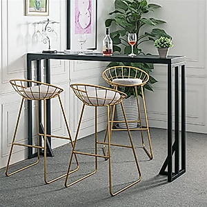 MUTYNE Bar Table Bar Tables and Chairs Coffee Shop Bars High Bar Tables Entertainment Places Long Bar Tables, Not Included Chairs Wine Table (Size : 160 * 40 * 85cm) (Size : 140 * 40 * 85cm)