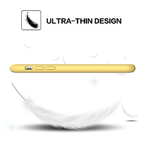 BENTOBEN for iPhone XR Cases, Liqud Silicone Gel iPhone XR Phone Case with Anti-Slip Microfiber Lining Hard Back Rubber Bumper Shockproof Full-Body Protective Case Cover for iPhone XR 6.1", Yellow