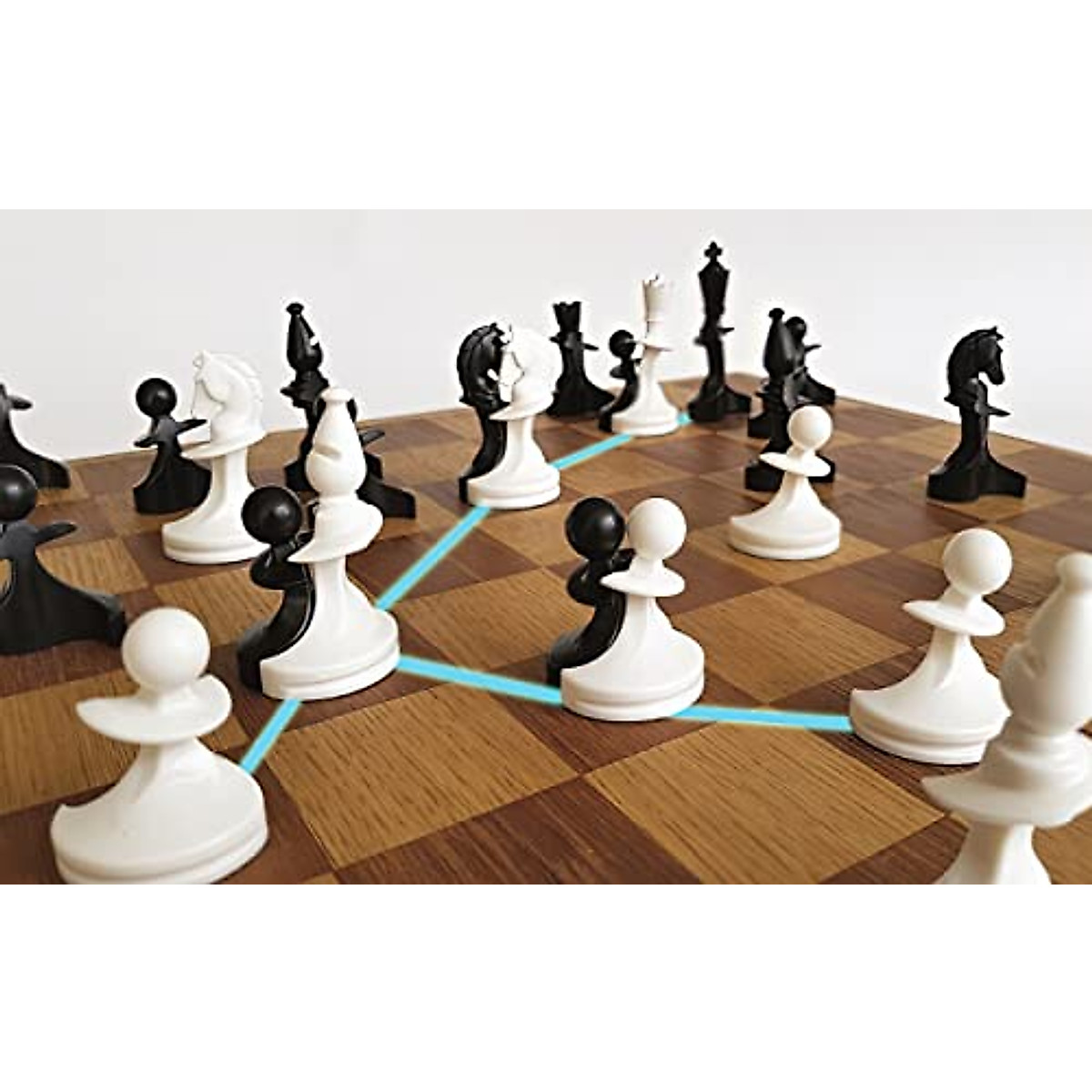Paco Sako Peace Chess Game, Super Fun for Chess Lovers, Make Peace While Playing Chess, not War - Chess Set Board Game for Peace Makers