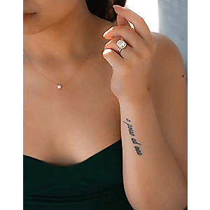 3.1 ct tw Kobelli Moissanite Raina Bridal Set - rose-gold / 8.5 / G-H