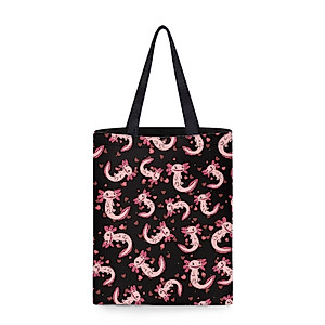 INSTANTARTS Custom Photo Logo Printing Heavy Duty Canvas Tote Bag Can Be Personalized Women Handbag