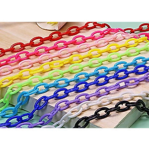 ONLYKXY Plastic Chain, Bird Chain, Birds Toys for Cage